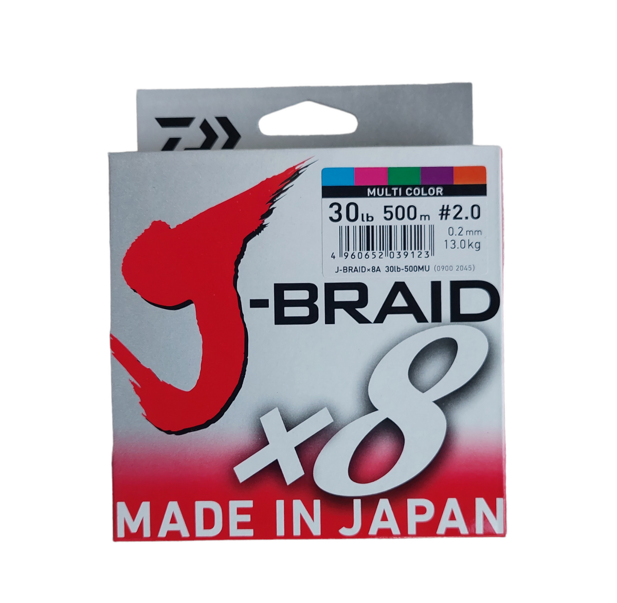 Daiwa J-Braid X8 500m Muli colour 30lb-80lb – SLOW JIGS AUSTRALIA