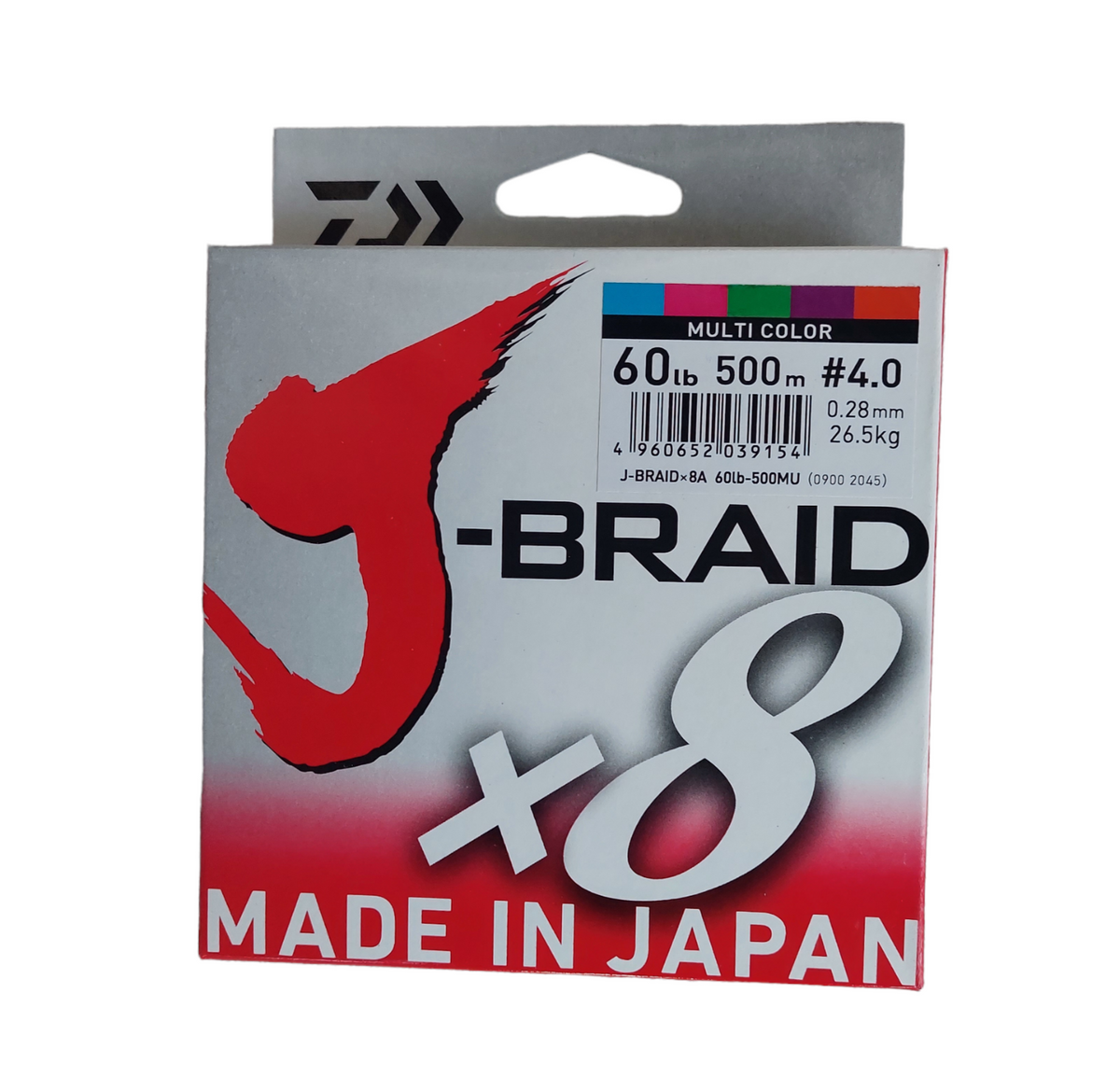 Daiwa J-Braid X8 500m Muli colour 30lb-80lb – SLOW JIGS AUSTRALIA
