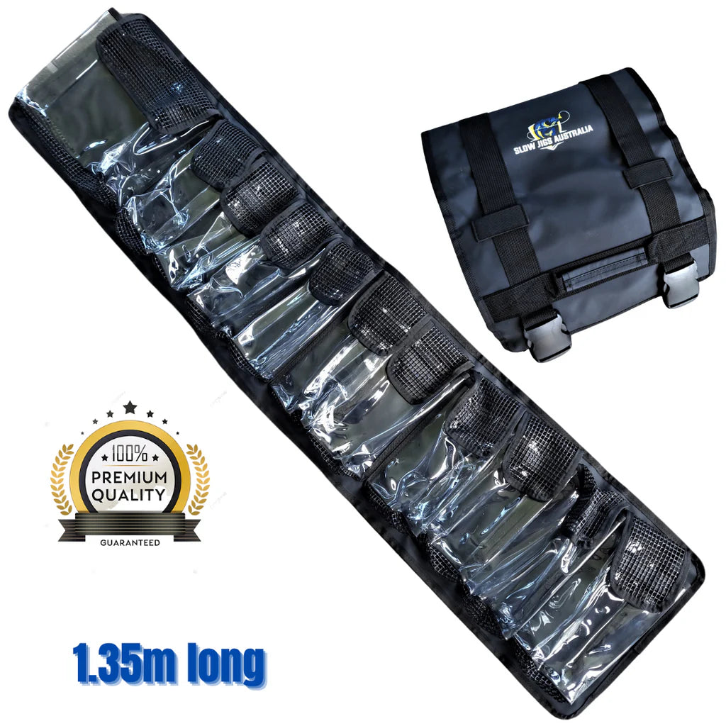 Extra Large Big Game Roll Up Lure Jig Bag. 135cm x 31cm – SLOW JIGS ...