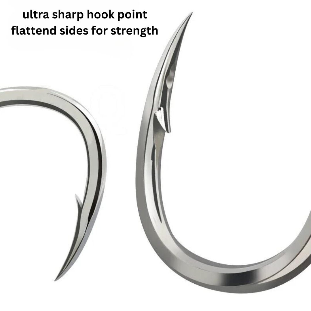 Baited Octo Supa Glo Triple Gang BKK Skirted Assist Hooks. 5/0-14/0 ...