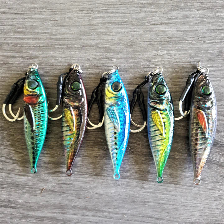 LITLLE MAGIC 3D JIGS Rigged 21g-200g – SLOW JIGS AUSTRALIA