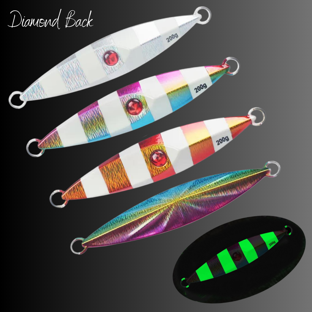 Diamond Back 400g Slow Pitch Jig – SLOW JIGS AUSTRALIA